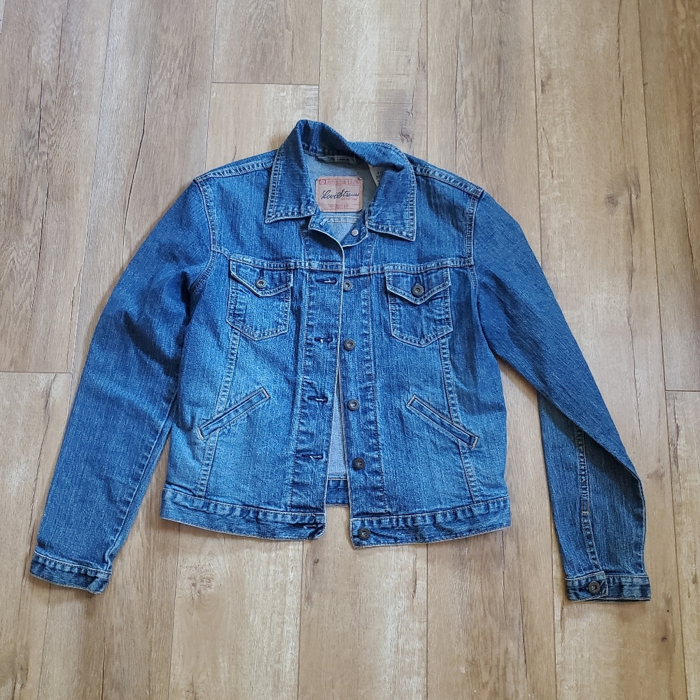 New Levi Strauss Signature Denim Jean Classic Trucker… - Gem